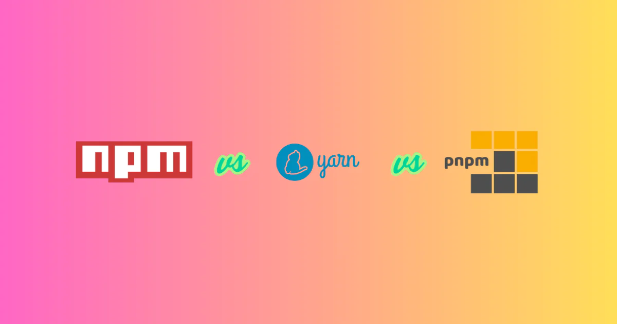 NPM vs Yarn vs PNPM: Choosing the right package manager for your project